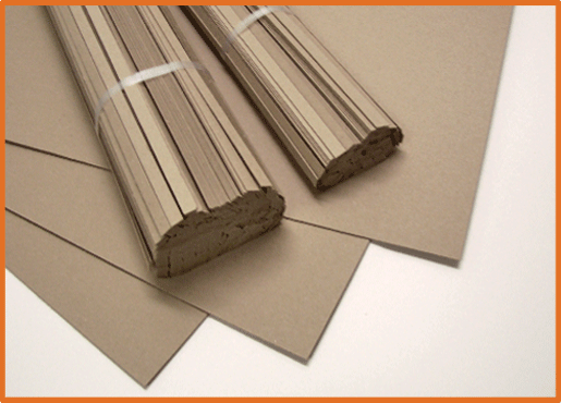 Cardboard Sheets and Tacking Strips